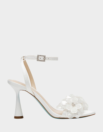 CALI IVORY Strappy Heel | Women's Heels – Betsey Johnson