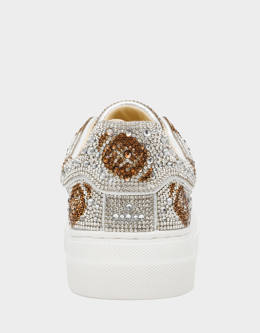 SIDNY SILVER FOOTBALL Women's Football Sneaker – Betsey Johnson