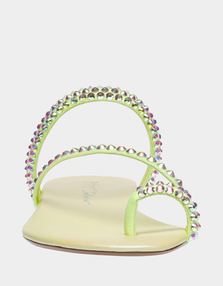 SILAS LIME Strappy Sandals | Women's Sandals – Betsey Johnson