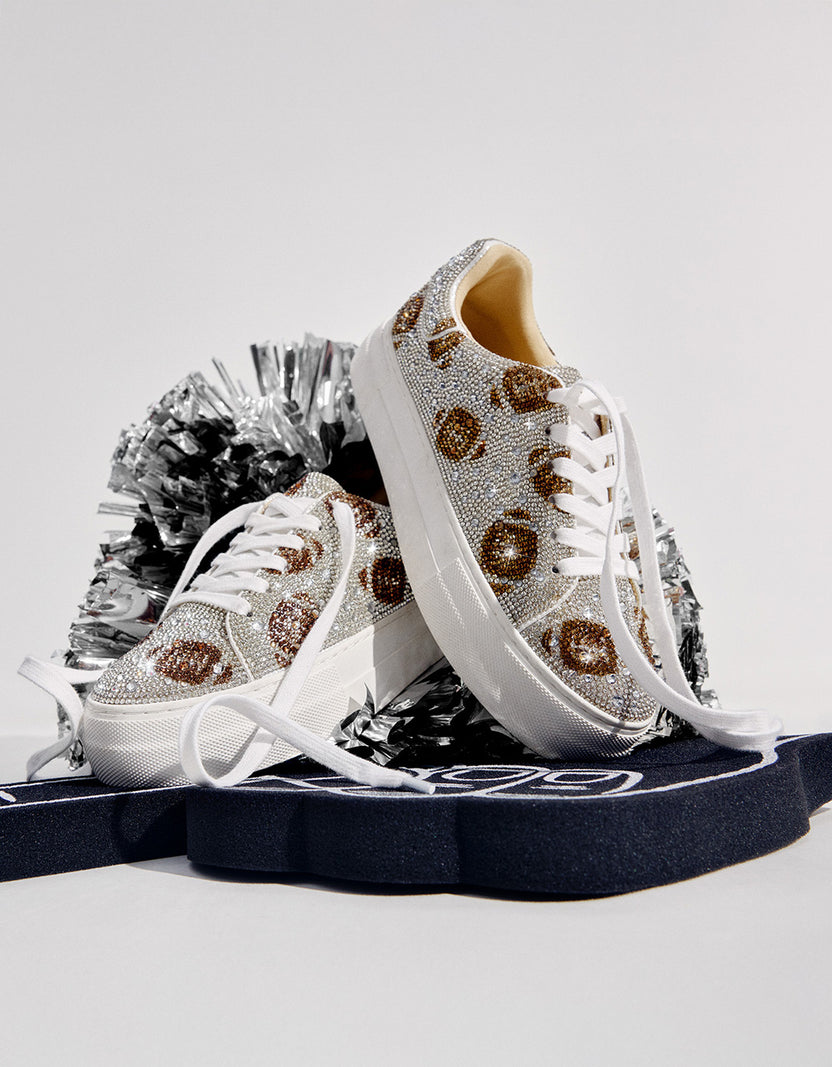 SIDNY SILVER FOOTBALL Women's Football Sneaker – Betsey Johnson